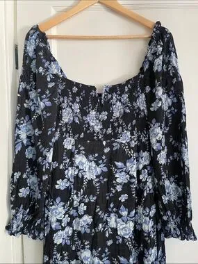 Free People | Dresses | Free People Jaymes Floral Midi Dress With ...